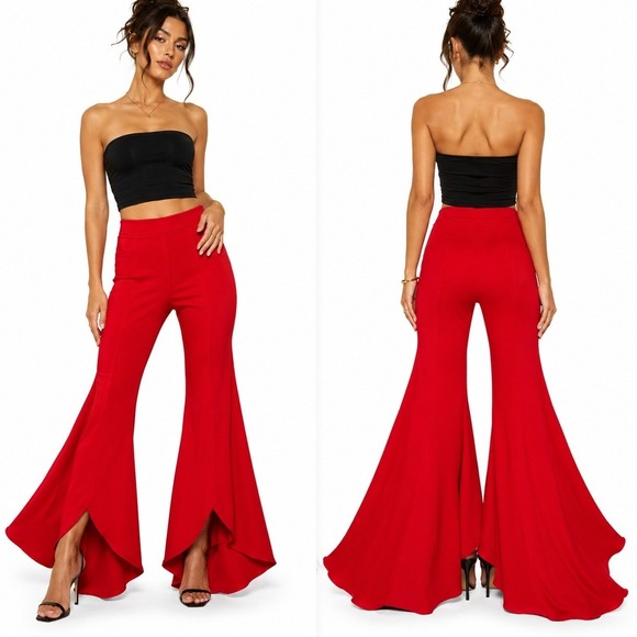 Jealous Tomato | Pants & Jumpsuits | Jealous Tomato Flare Pants Womens ...